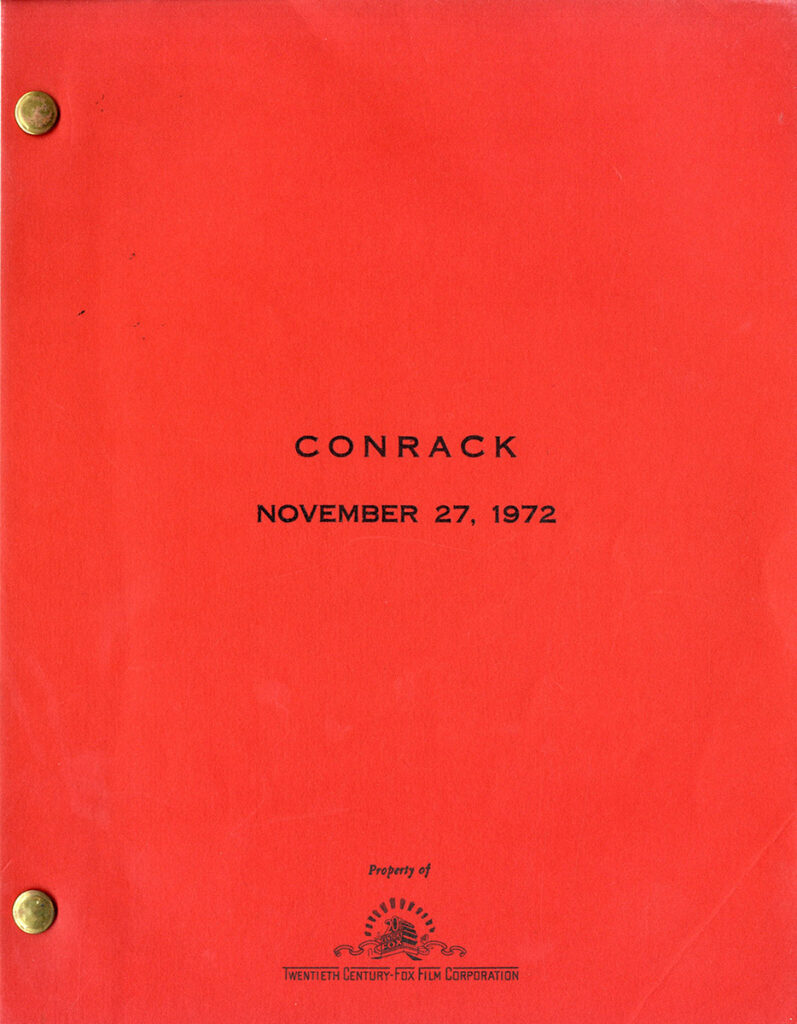 CONRACK (1972-73) Set of 3 variant screenplays by Irving Ratchetch ...