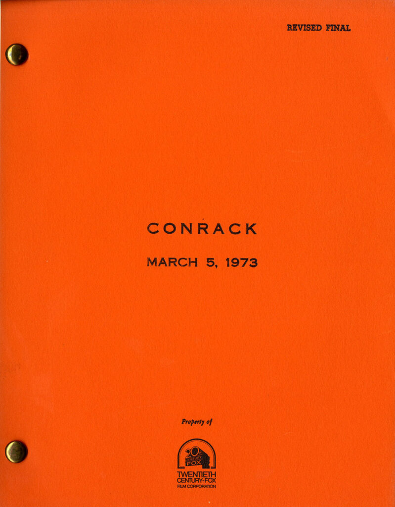 CONRACK (1972-73) Set of 3 variant screenplays by Irving Ratchetch ...