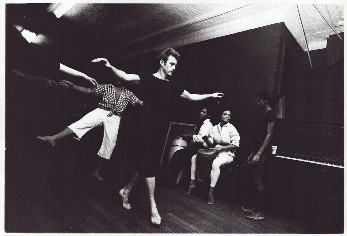 JAMES DEAN TAKES KATHERINE DUNHAM DANCE CLASS (1955) Photo archive ...